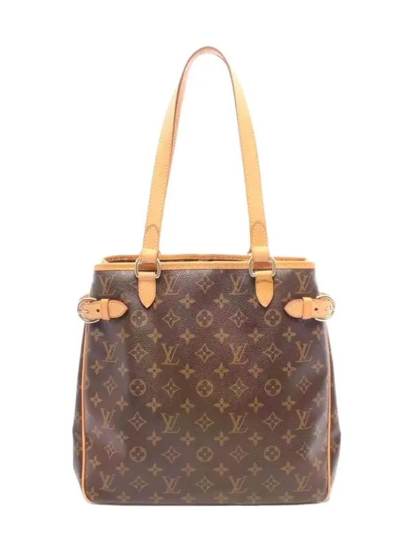 LOUIS VUITTON 2005 Batignolles Vertical Monogram Tote Bag - Brown