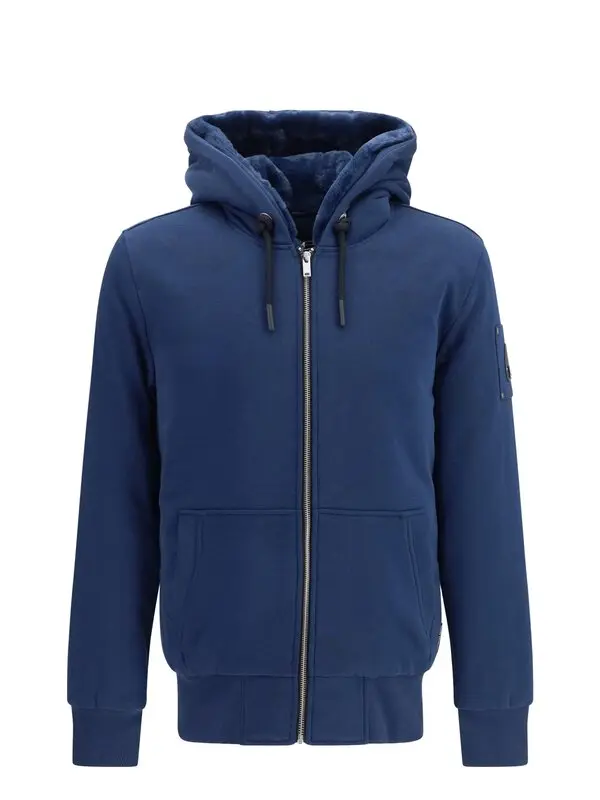 Moose Knuckles Bunny Hooded Sweatshirt Ale - Blue