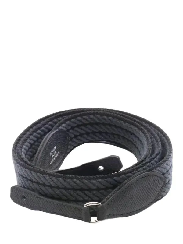 Hermès 2010s Sangle Cordage Shoulder Bag Strap - Black