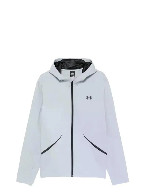 Under Armour Logo-print Hooded Jacket - Blue