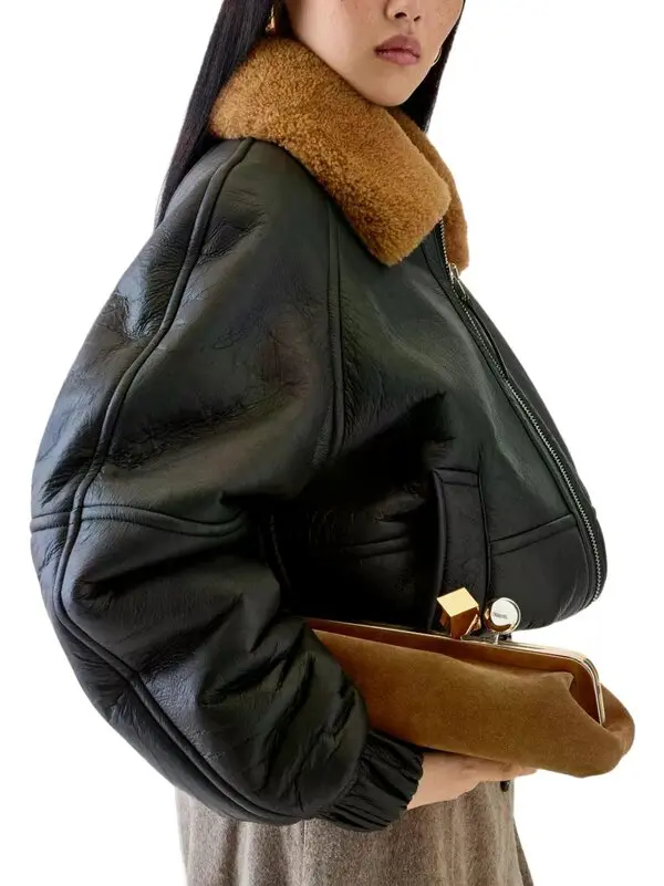 Jacquemus The Salon Clutch - Olive