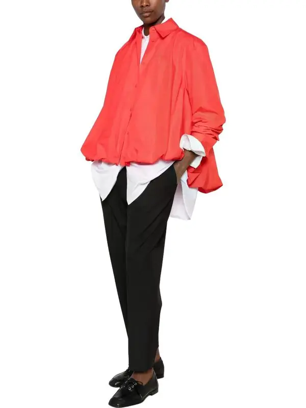 Fabiana Filippi Elasticated-waist Tapered Trousers - Black