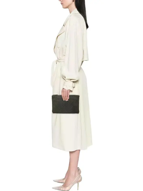 Bottega Veneta 2012-2026 Nappa Intrecciato Clutch Bag - Grey