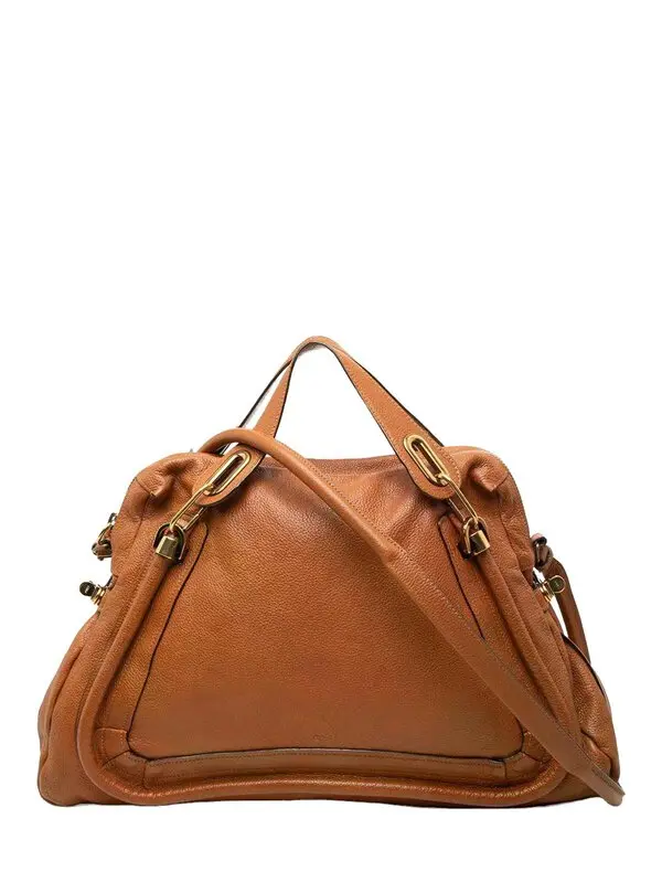 Chloé 2011 Large Leather Paraty Satchel - Brown