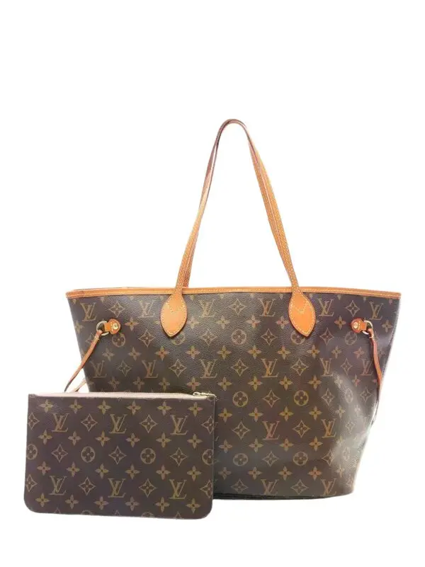 LOUIS VUITTON 2015 Mm Neverfull Monogram-pattern Tote Bag - Brown