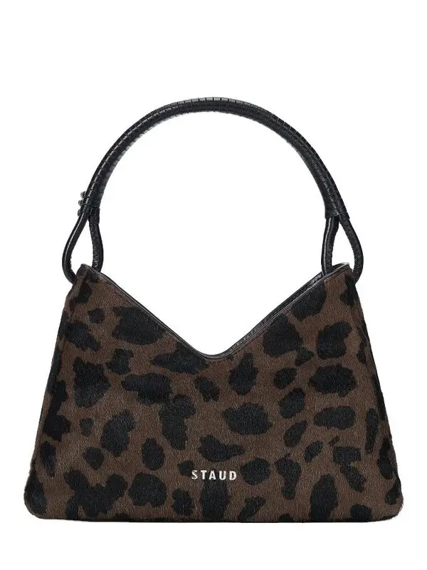 Staud Valerie Shoulder Bag - Leopard