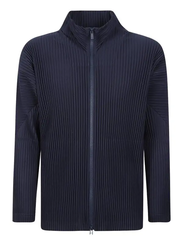 Issey Miyake Zip-up Pleated Cardigan - 75