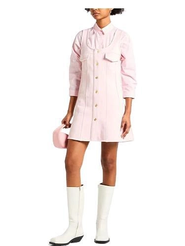 GANNI Short Dress - Pink