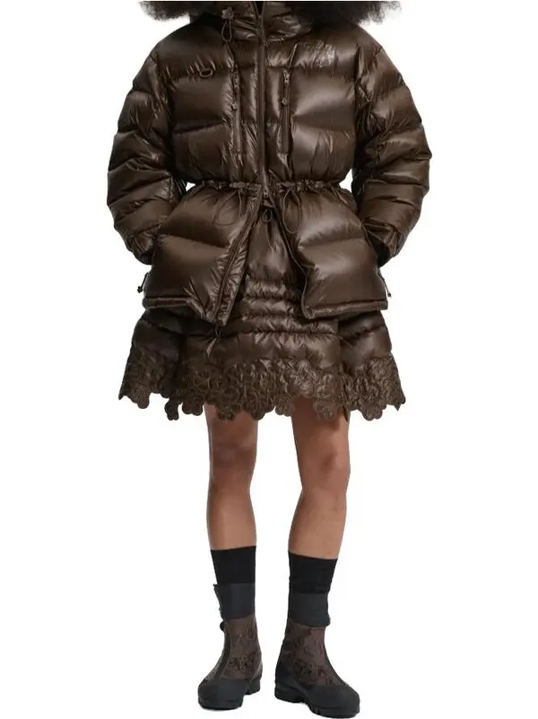 Cecilie Bahnsen X The North Face Zip Padded Coat - Brown