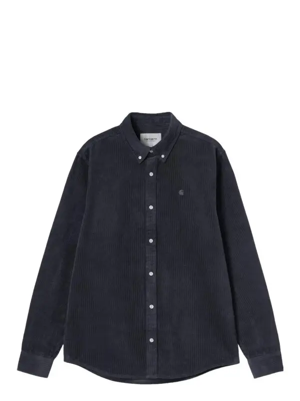 Carhartt Work In Progress L/s Madison Cord Shirt - Deep Navy