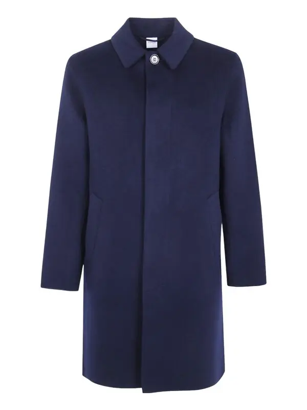 Aspesi Long-sleeved Coat - Blue