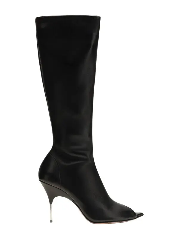 Amina Muaddi High-heeled Ankle Boots - Black