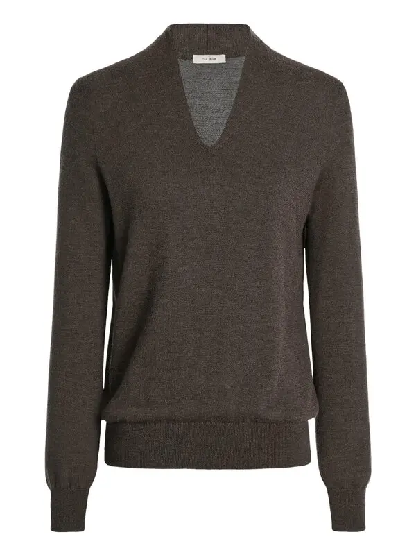 THE ROW Piro Sweater - Nut Brown