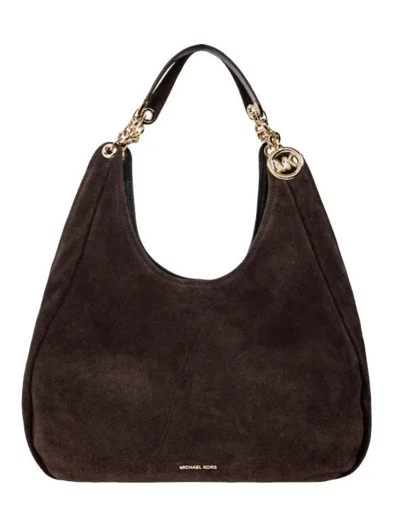 Michael Kors Logo Shoulder Bag - Brown