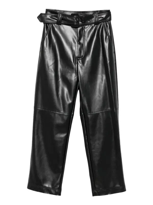 TWINSET Logo Casual Pants - Black