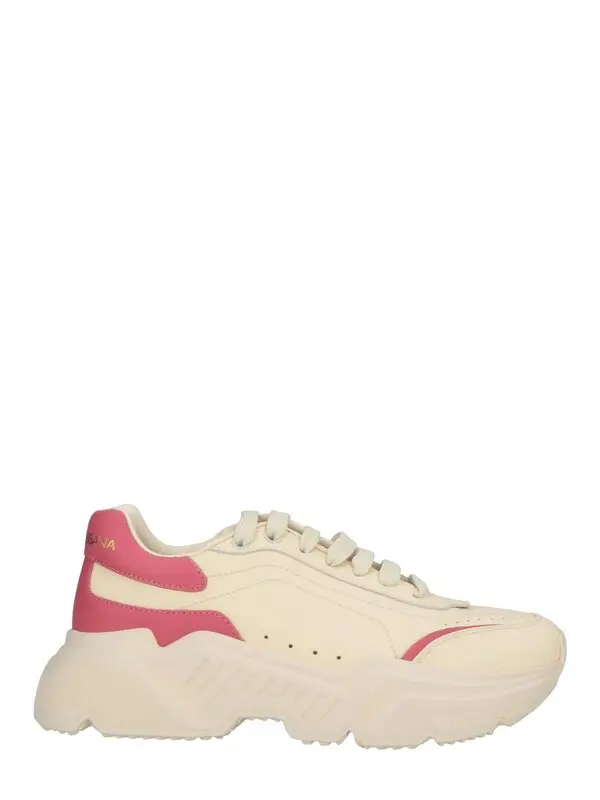 Dolce & Gabbana Two-tone Leather Casual Shoes - Camel