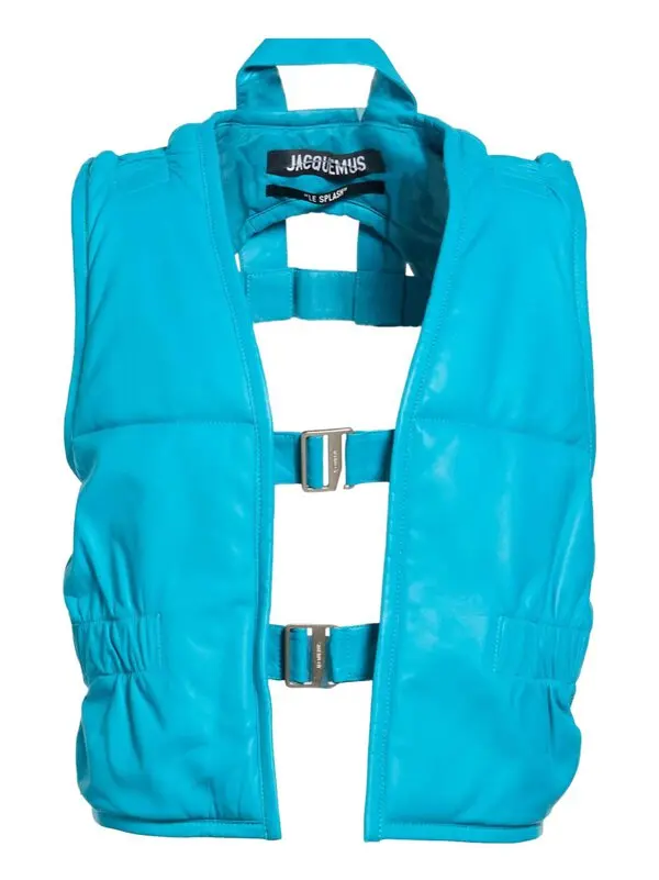 Jacquemus Solid-colored Vest - Blue