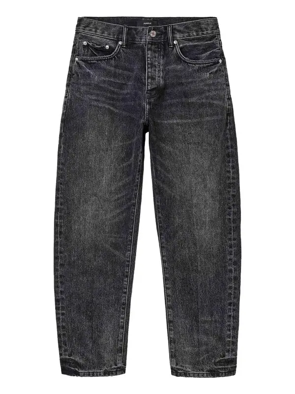 PURPLE BRAND P013 Tapered Jeans - Black