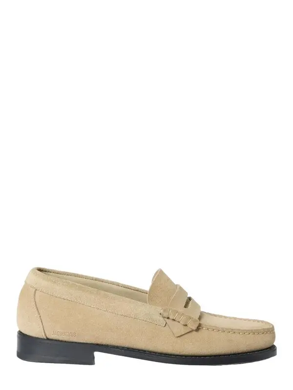 Jacquemus Round-toe Loafers - Deep Beige