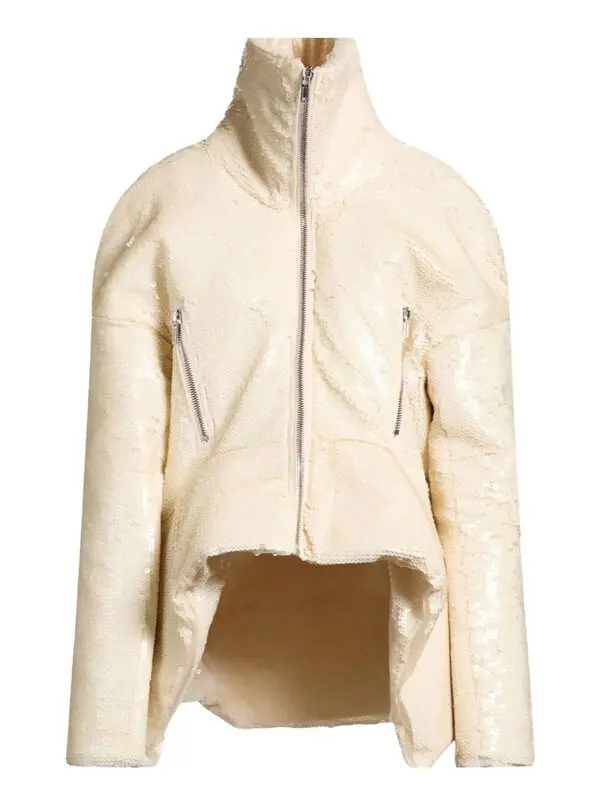 Rick Owens Casual Wool Coat - Camel