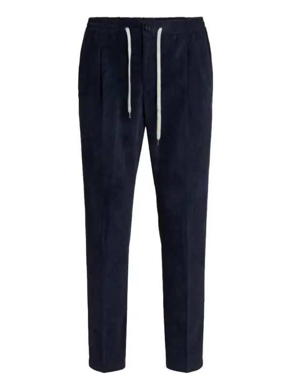 PT TORINO Drawstring Casual Pants - Black