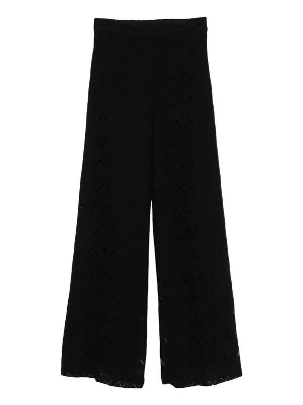 TWINSET Relaxed-fit Casual Trousers - Black
