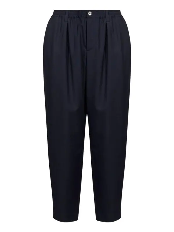 Marni Tapered Cropped Pants - Black