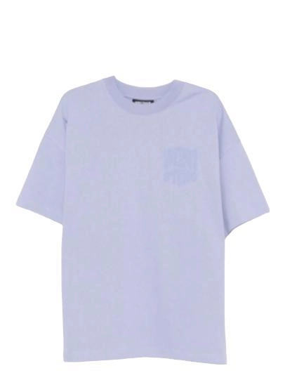 WRSTBHVR Flynn V2 Logo-print Drop-shoulder T-shirt - Thistle