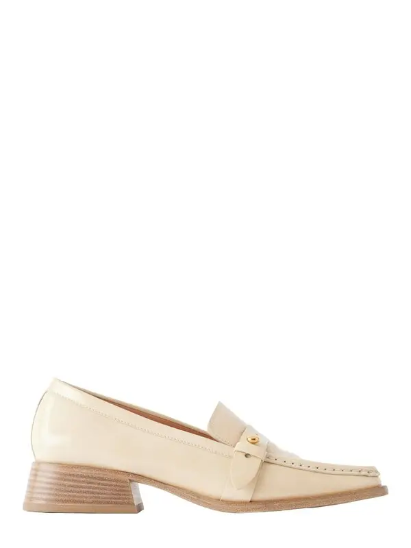 Zimmermann Leather Loafers - Nude