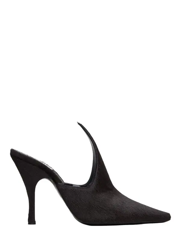 Alaïa Calf-hair Mules - Black