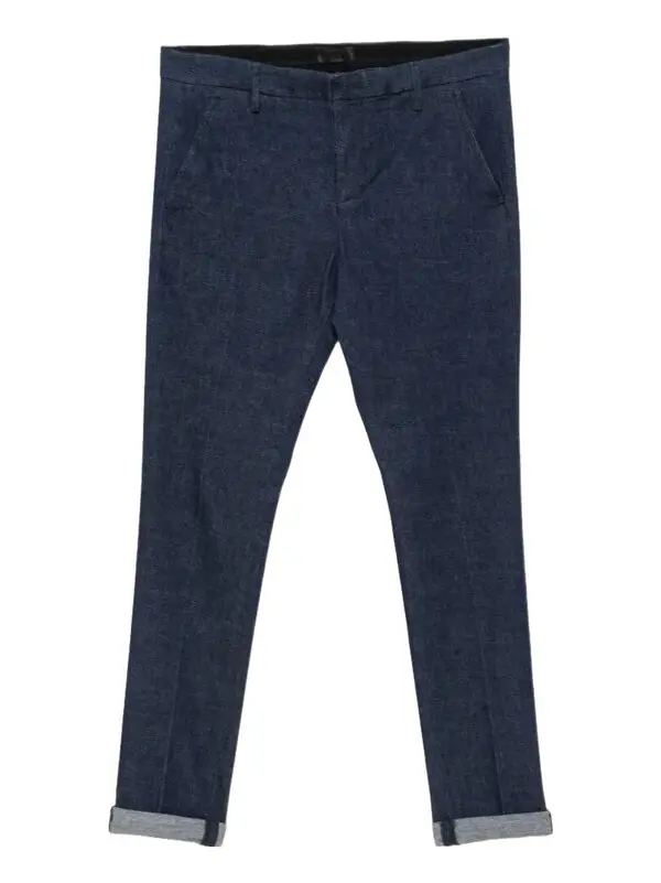 DONDUP Slim-fit Jeans With A Folded Hem - Blue