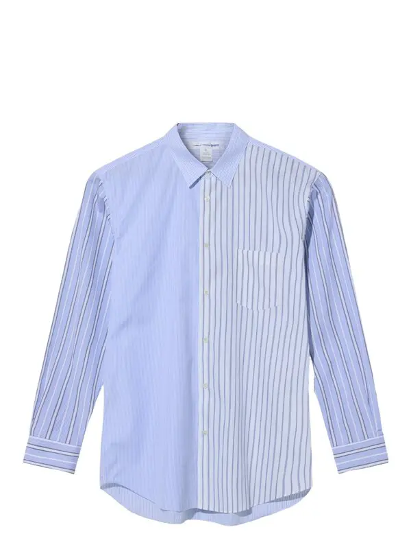 Comme Des Garçons Striped Shirt - Blue