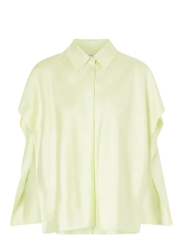 Bottega Veneta Cape-effect Layered Shirt - Green