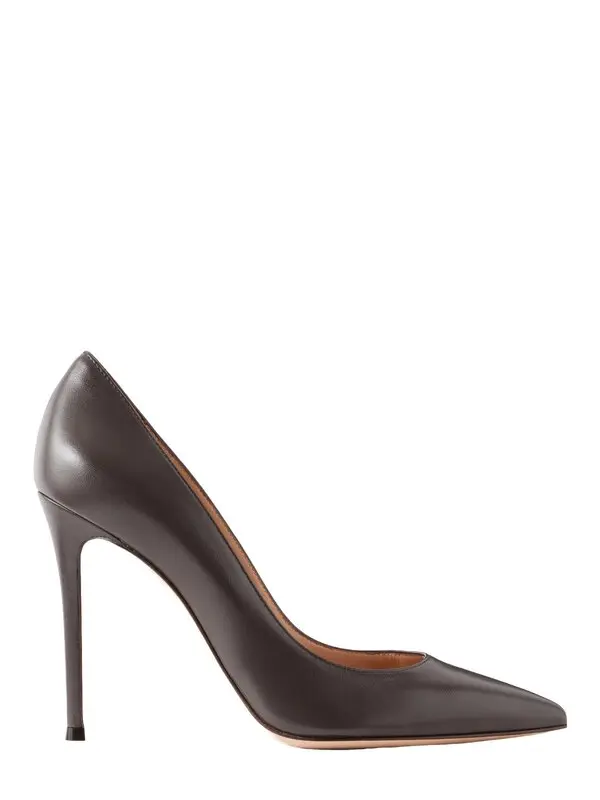 GIANVITO ROSSI Leather Pumps - Black