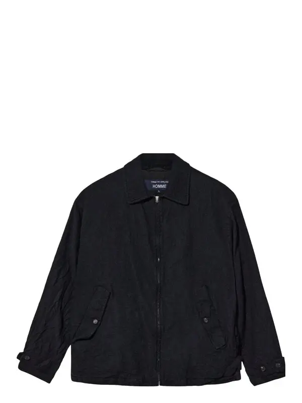 Comme Des Garçons Zip-up Jacket - Black