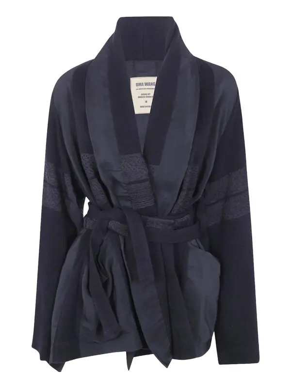 UMA WANG Long-sleeve Casual Jacket - Black