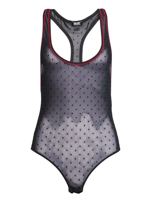 DIESEL® Polka-dot Bodysuits - Gray