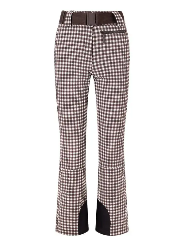 Cordova Sella Belted Stretch-shell Bootcut Ski Pants - Brown