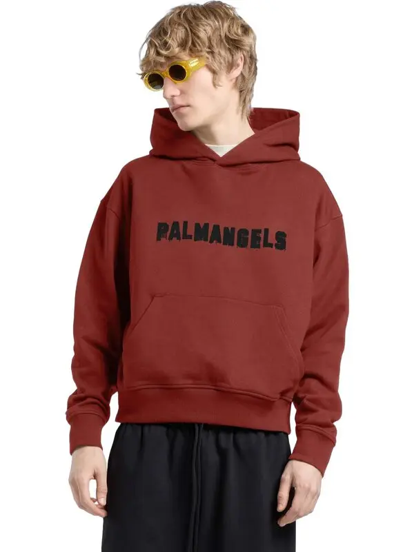 Palm Angels Palm Hills Regular Hoodie - Red