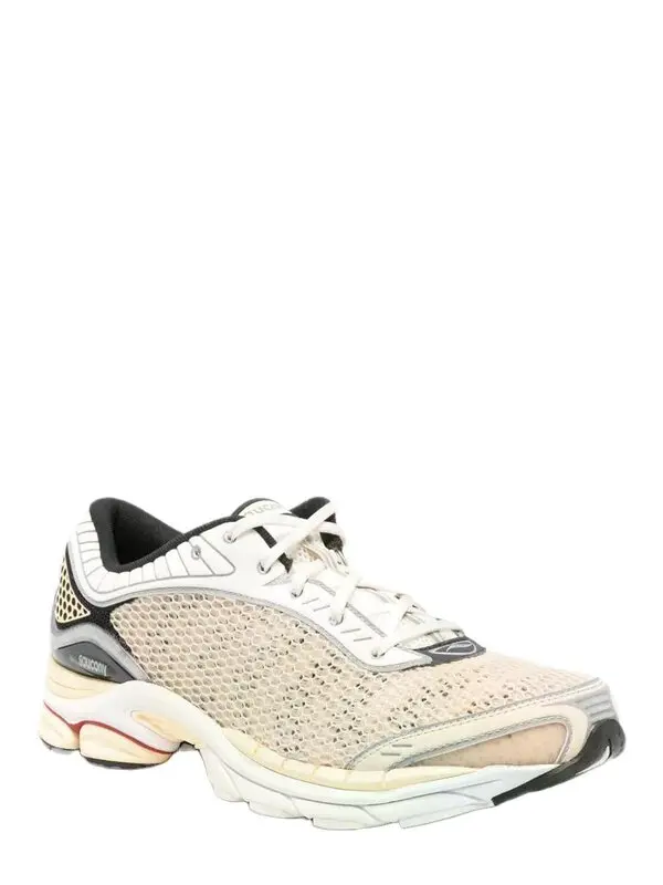 Saucony Progrid Paramount Mesh Panelled Sneakers - Neutrals