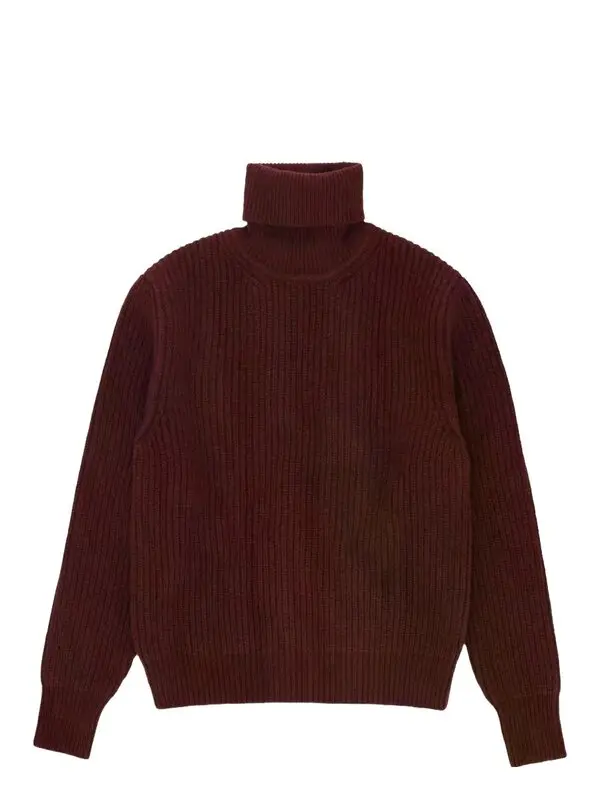 FORTELA Leone Ribbed-knit Sweater - Red