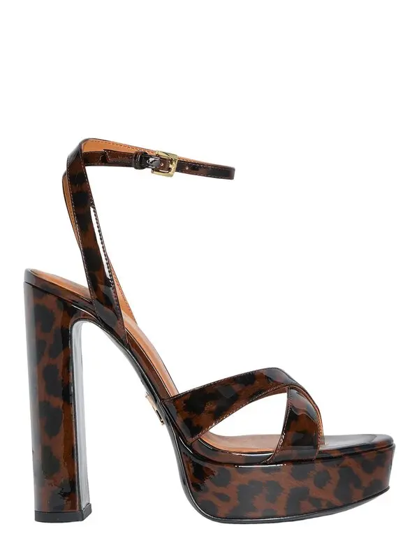 Retrofete Melodia Platform Sandal - Leopard