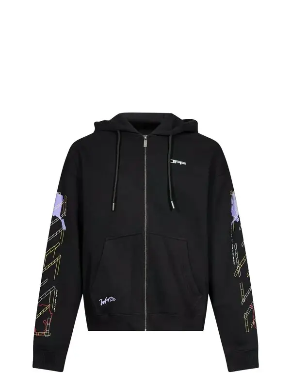 Off-White Archigeography Arrow Hoodie - Black