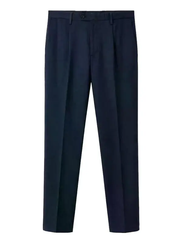BRIGLIA 1949 Pleated Tailored Trousers - Blue