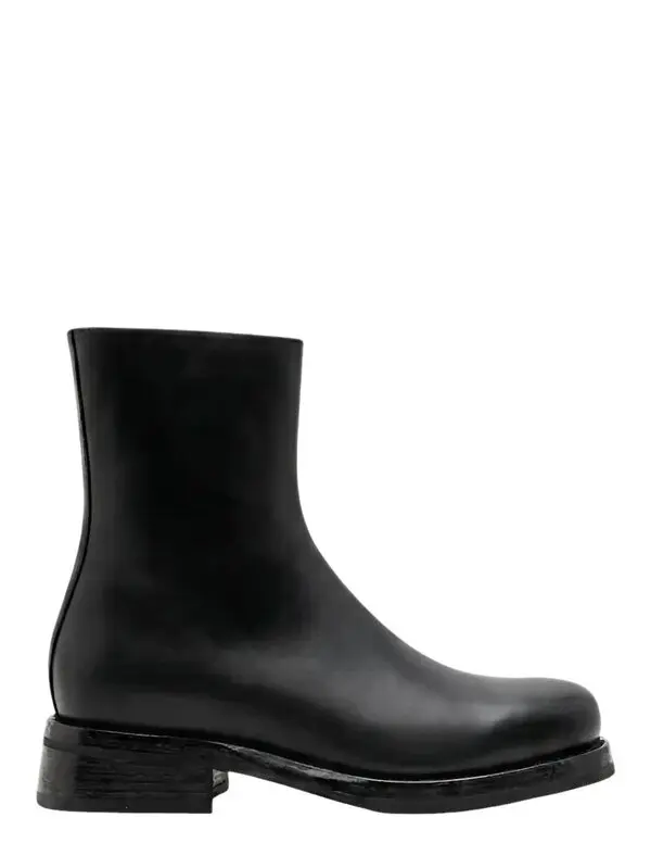 DAMY Auris Square-toe Ankle Boots - Black