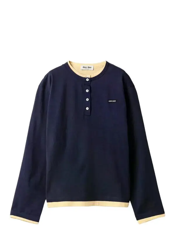 Miu Miu Jersey T-shirt - Blue