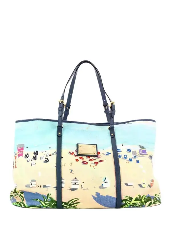 LOUIS VUITTON Ailleurs Cabas Limited Edition Printed Canvas Gm Tote Bag - Multicolour