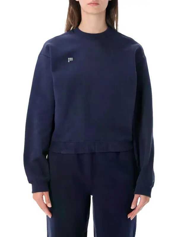 PANGAIA Logo-print Sweatshirt - Blue