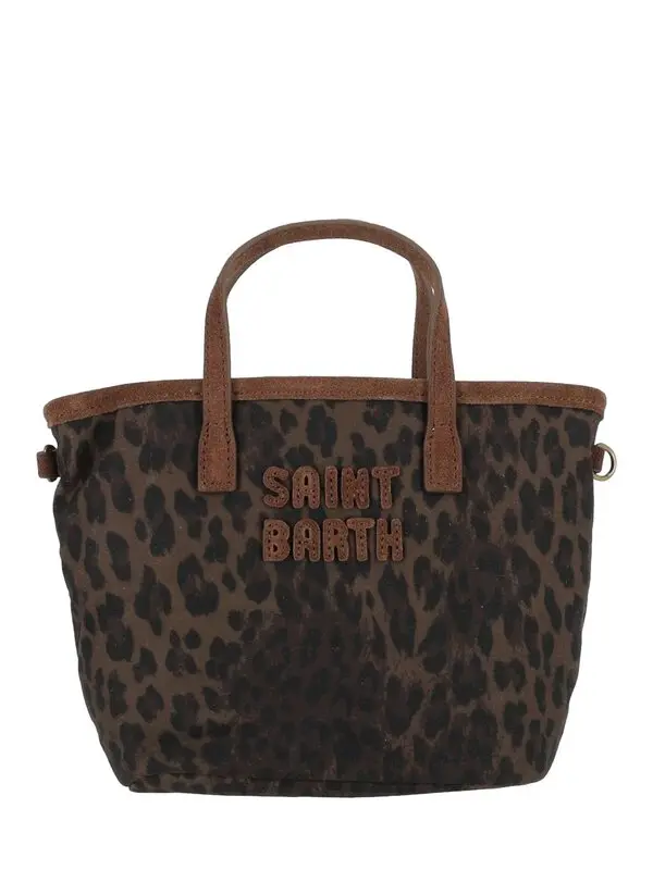 MC2 SAINT BARTH Polyester Handbag With Double Handle And Applied Logo - Fa02