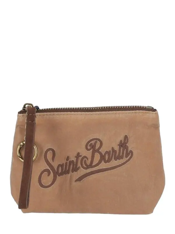 MC2 SAINT BARTH Aline Tartan Waxed Cotton Keychain Pouch - Fa06